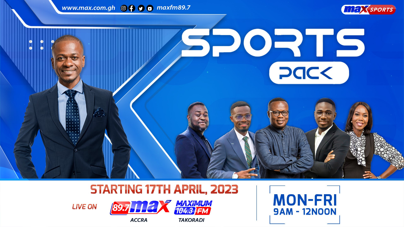 Max 89.7FM: 'Sports Pack' returns on Monday with a BANG! » Max TV