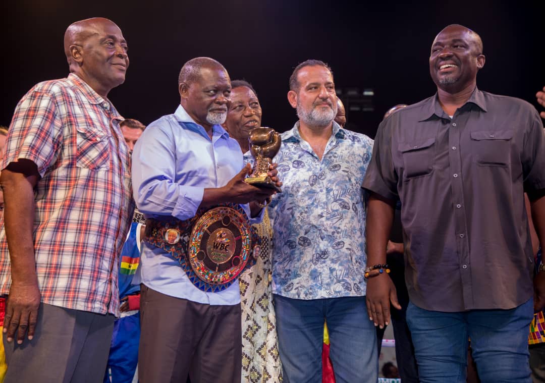 GPBL: Azumah Nelson honored by the IMAX Boxing Promotions and World ...