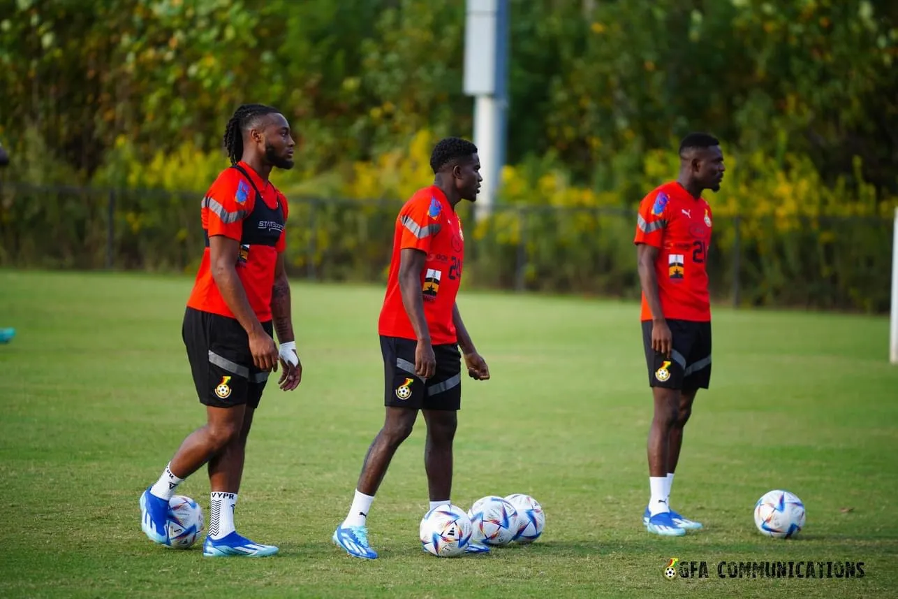 MEXICO VS GHANA:: 19 Black Stars players train ahead of clash..