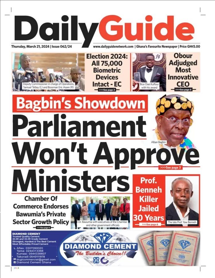 #MaxNewspaperHeadlines: Today’s front pages – Thursday, March 21, 2024