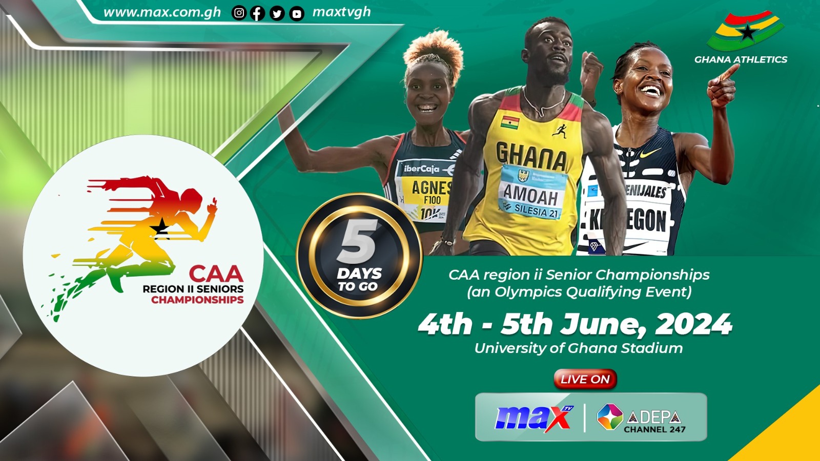 4th CAA REGION II ATHLETICS CHAMPIONSHIP : Athletes to battle for ...