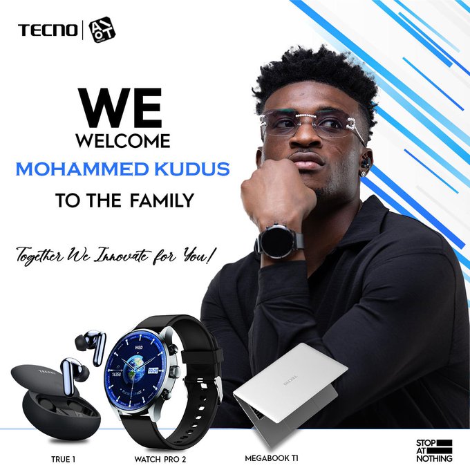 JUST IN: Mohammed Kudus Named Ambassador for TECNO